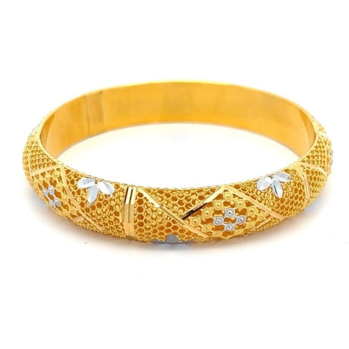 Buy Gold Kada For Men - Alfa Jewellers